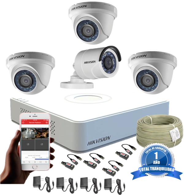 KIT CCTV HIKVISION MINI DVR HD 1080P KIT-15